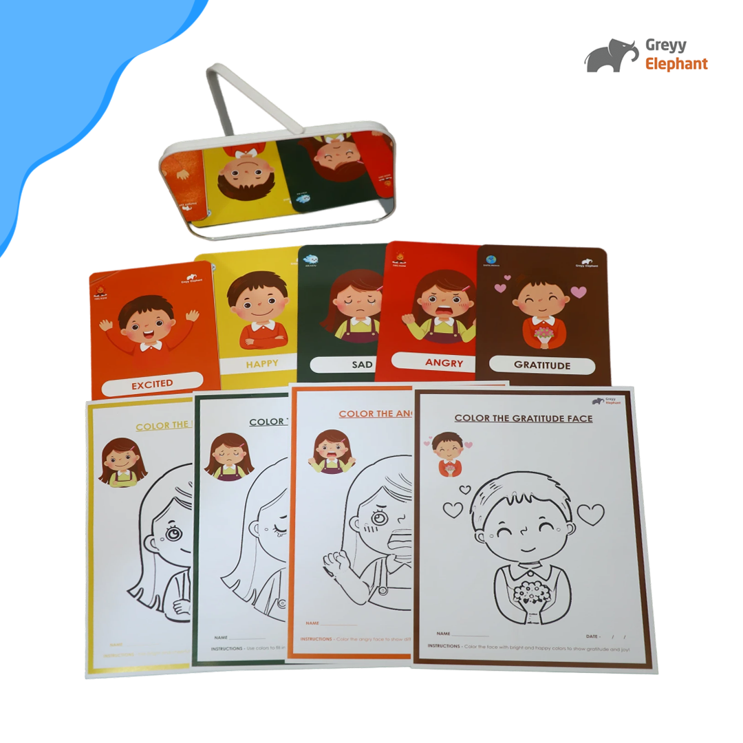 Emotion Combo – Greyy Elephant Learning Box